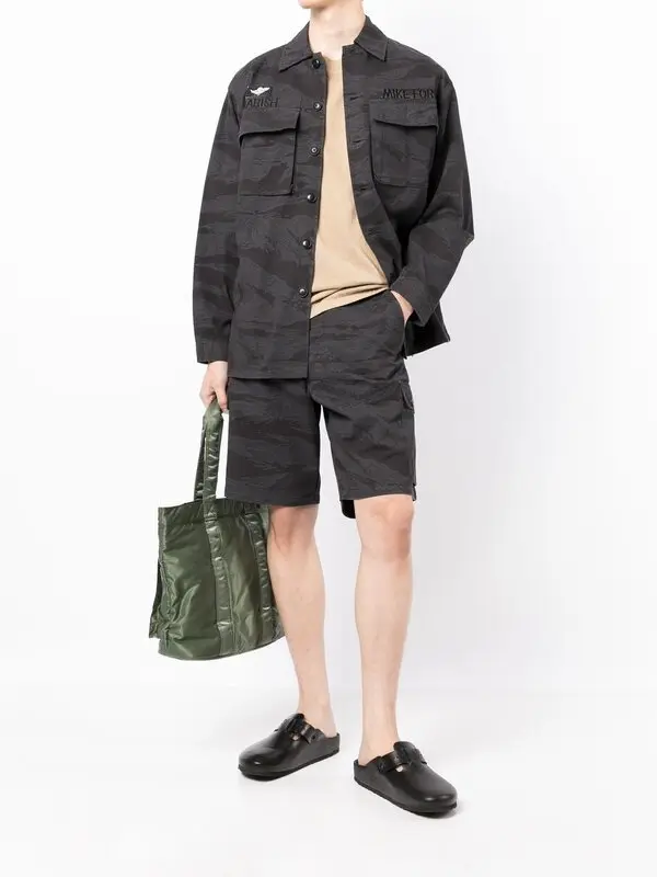 MAHARISHI Camouflage-print Cargo Shorts