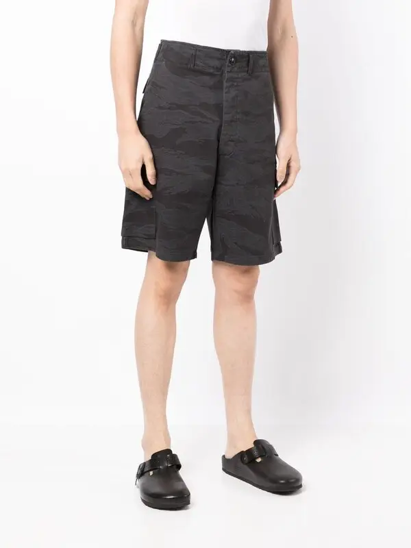 MAHARISHI Camouflage-print Cargo Shorts