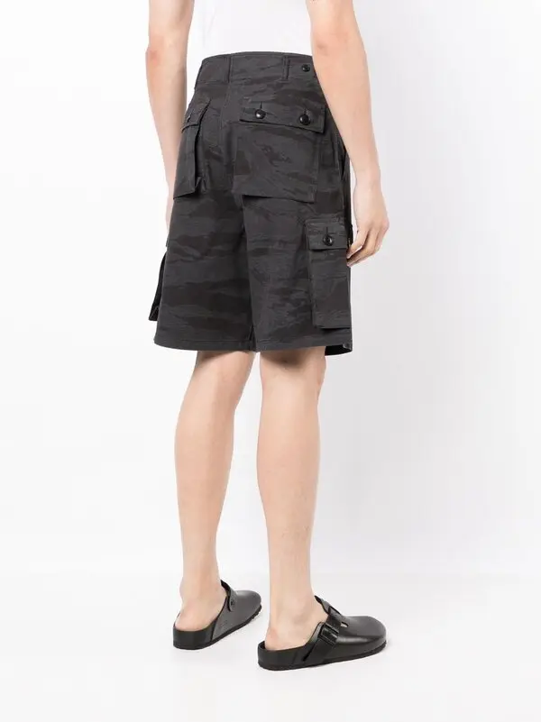 MAHARISHI Camouflage-print Cargo Shorts
