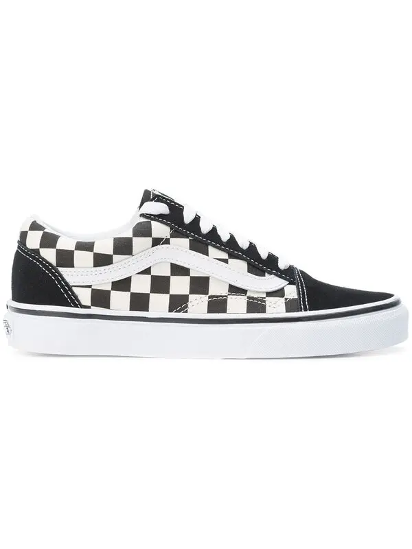 VANS Checkered Sneakers - Black