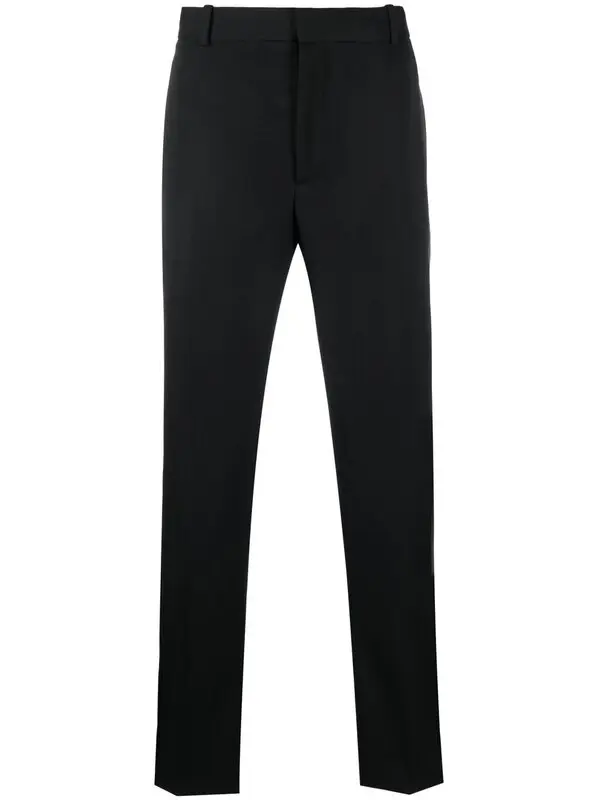 Alexander McQueen Silk Side Panel Trousers