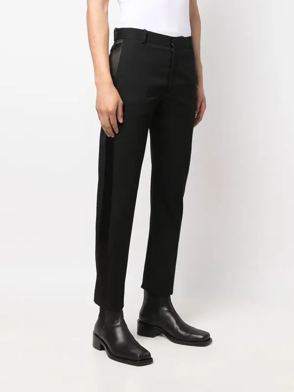 Alexander McQueen Silk Side Panel Trousers