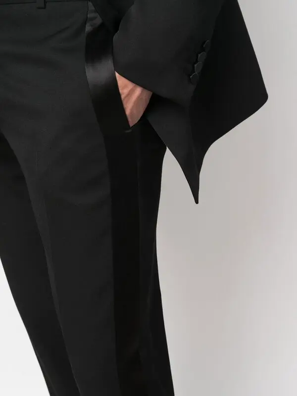 Alexander McQueen Silk Side Panel Trousers