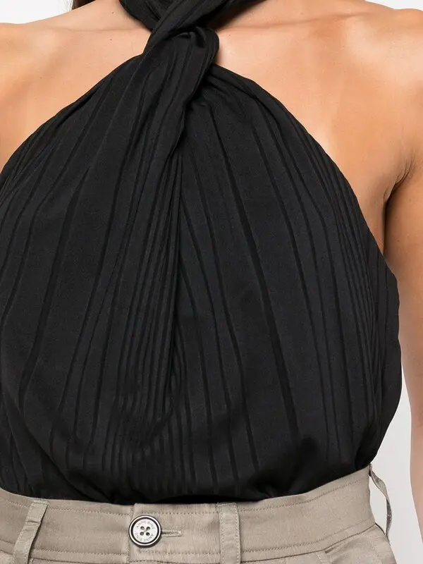 ANINE BING Agnes Twist-front Top