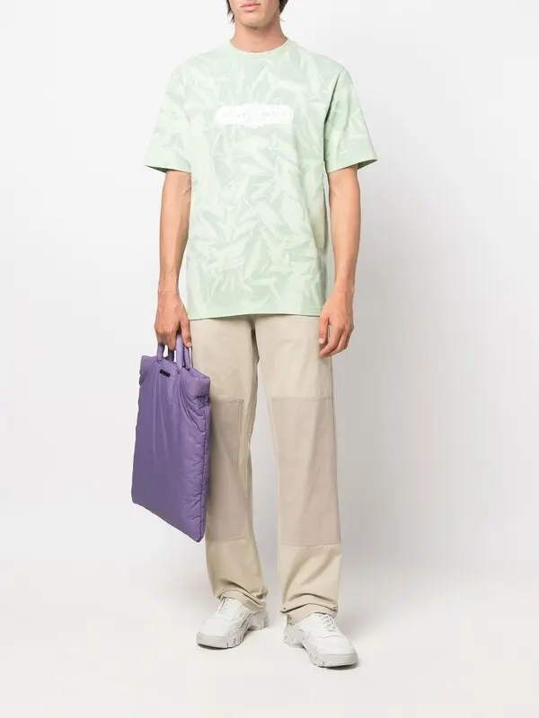 DAILY PAPER Menef Logo-print Crease T-shirt