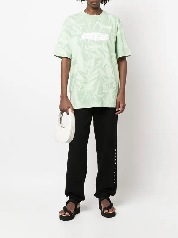 DAILY PAPER Menef Logo-print Crease T-shirt