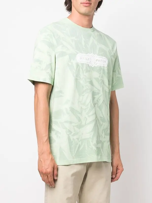 DAILY PAPER Menef Logo-print Crease T-shirt