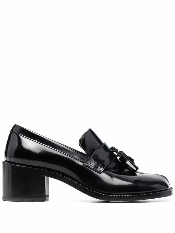 MAISON MARGIELA Tabi Tassel-detail Leather Loafers