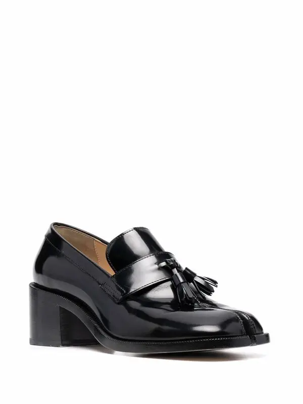 MAISON MARGIELA Tabi Tassel-detail Leather Loafers
