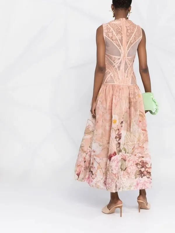 tattoo lace dress Vintage 2010 Alexander McQueen Lifetime Insect Tattoo Embroidered Net-Lace  Yellow Mini Dress main image 1