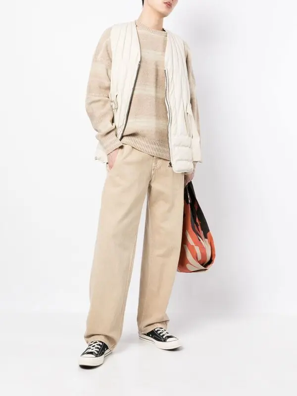 Visvim Belted Padded Gilet - White
