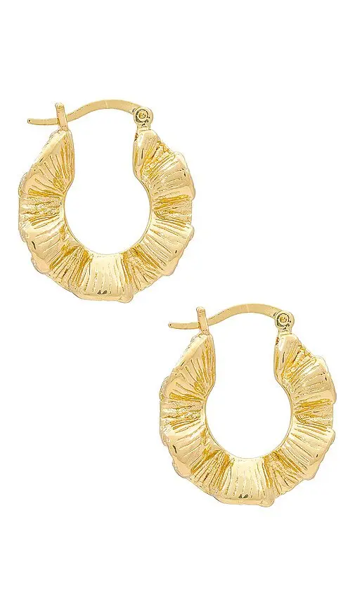 AMBER SCEATS X Wave Hoop Earrings