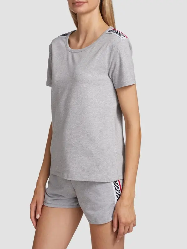 Moschino Logo Band T-shirt