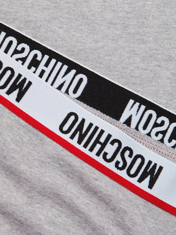 Moschino Core Logo-hem Crewneck Sweatshirt