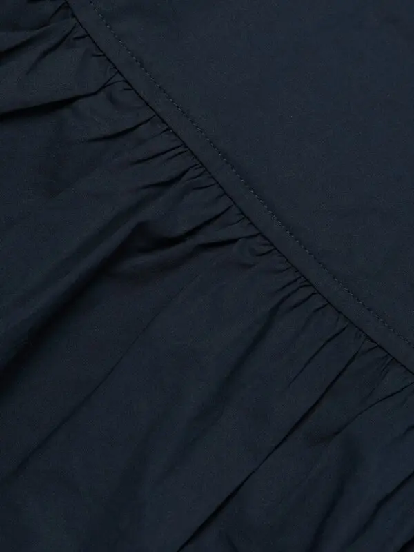Simkhai Crissy Cotton Poplin Mini Shirtdress - Midnight