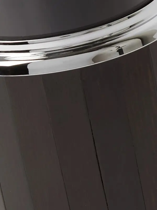 LORENZI MILANO Glass, Ebony And Stainless Steel Diffuser Bottle