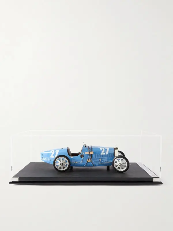 AMALGAM COLLECTION Bugatti Type 35 1:8 Model Car - Blue