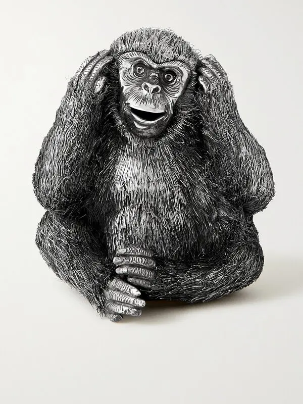 Buccellati Hear-no-evil Monkey Ornament - Silver