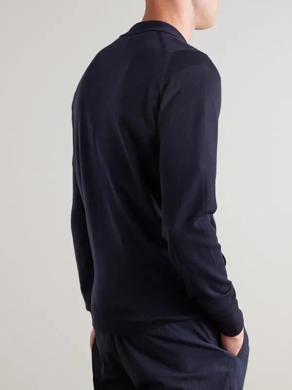 John Smedley Alston Slim-fit Merino Wool Zip-up Cardigan
