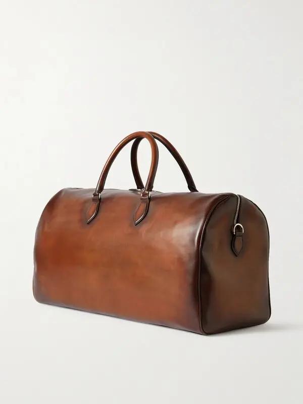 Berluti Venezia Leather Duffle Bag