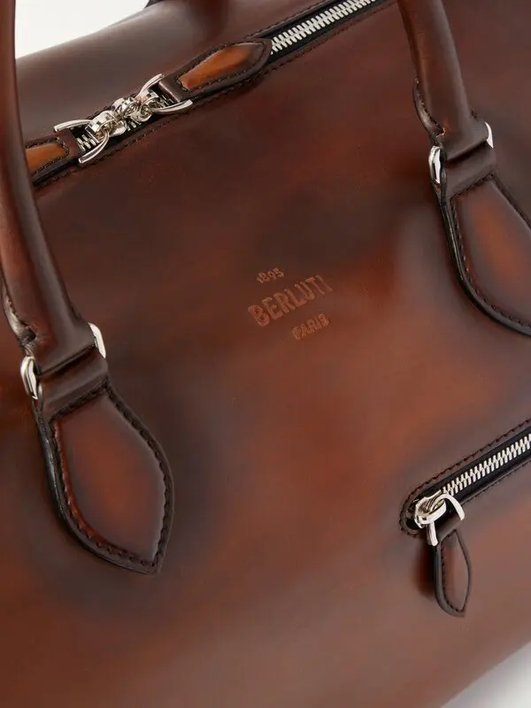 Berluti Venezia Leather Duffle Bag
