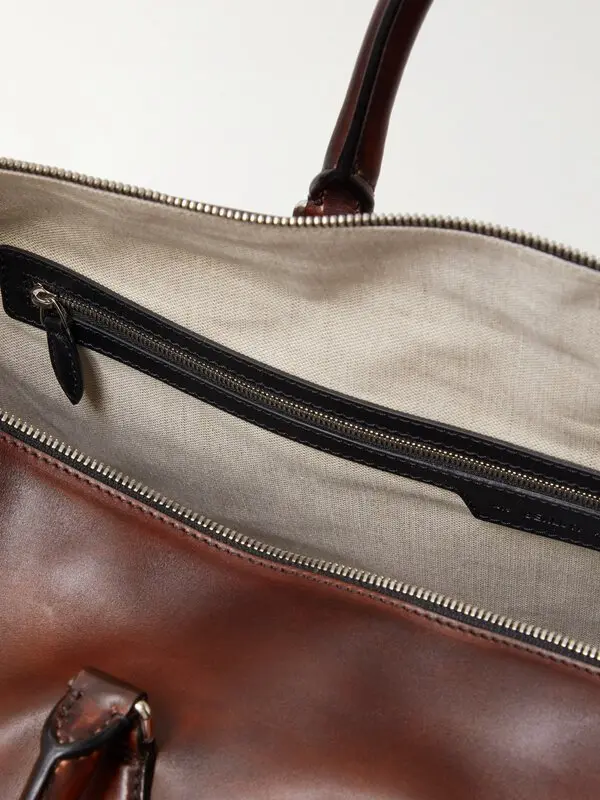 Berluti Venezia Leather Duffle Bag