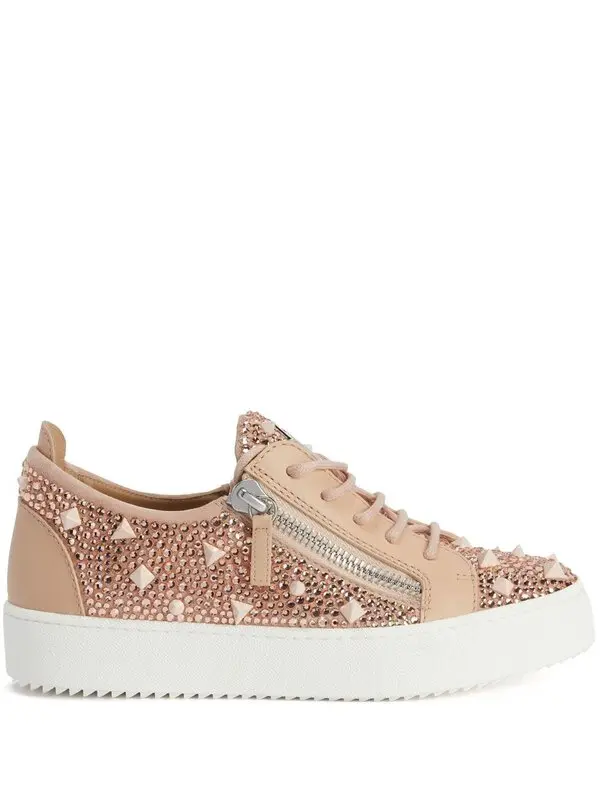 GIUSEPPE ZANOTTI Stud-embellished Sneakers