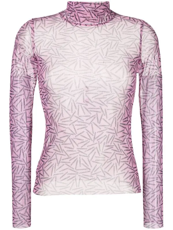 Viktor & Rolf Logo Print Top