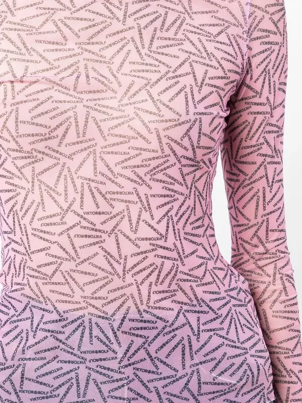 Viktor & Rolf Logo Print Top