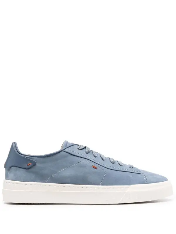 Santoni Low-top Lace-up Sneakers - Blue