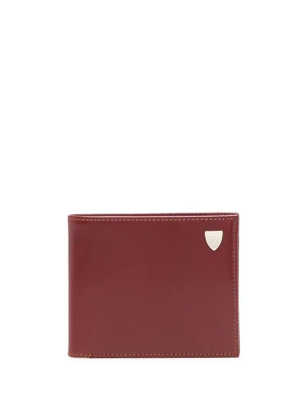 ASPINAL OF LONDON Logo Plaque Folded Wallet - Red