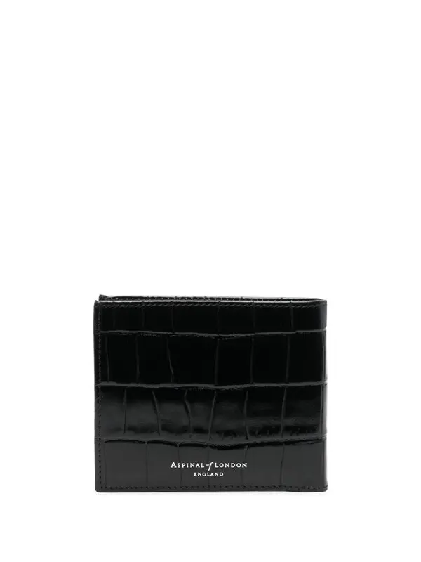 ASPINAL OF LONDON Embossed Croc Wallet