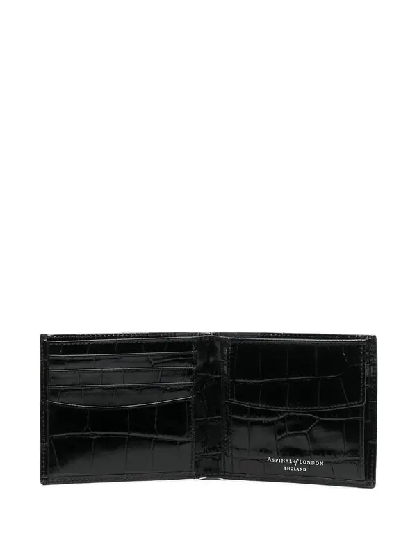 ASPINAL OF LONDON Embossed Croc Wallet