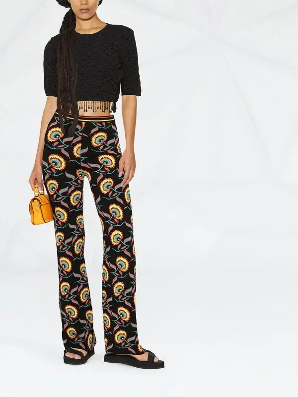 Rabanne Floral-print Trousers