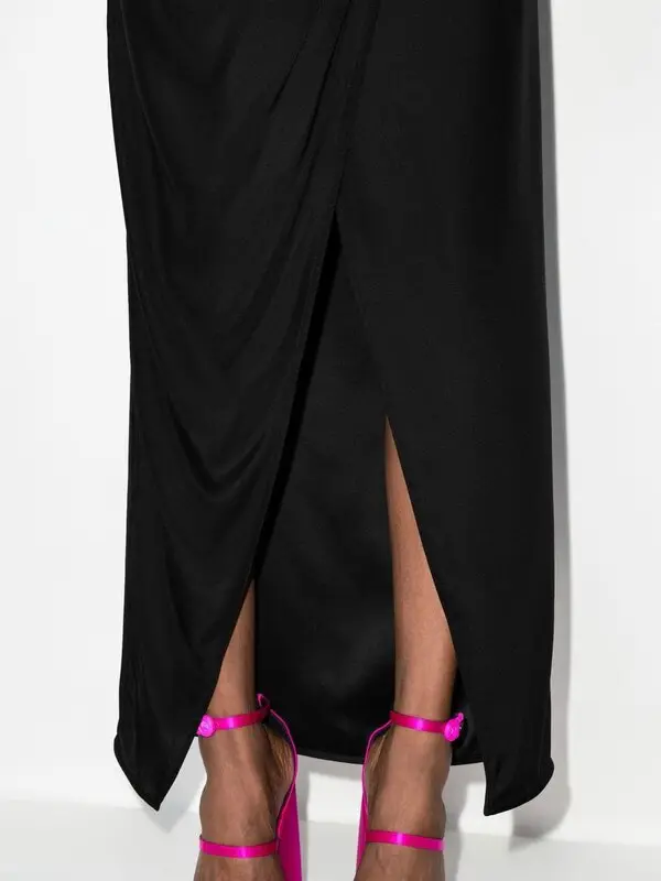 Gauge81 Silk Strapless Wrap Dress