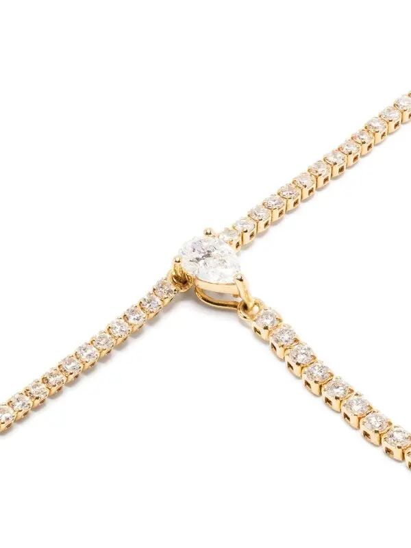 Shay 18kt Yellow Diamond Infinity Necklace - Gold