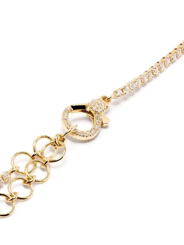 Shay 18kt Yellow Diamond Infinity Necklace - Gold