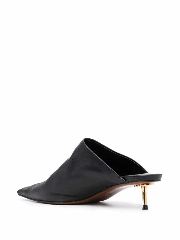 Nanushka Elongated Square-toe Mules