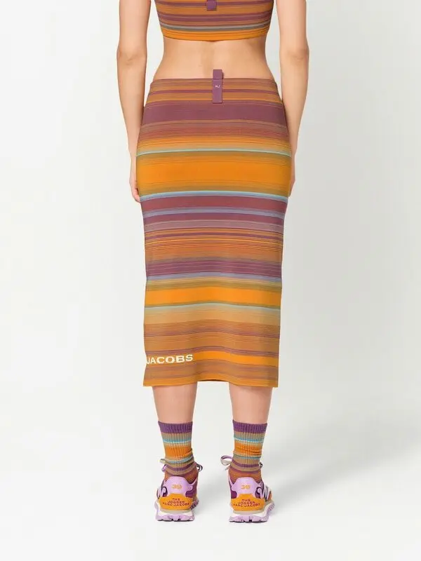Marc Jacobs Tube Striped Midi Skirt
