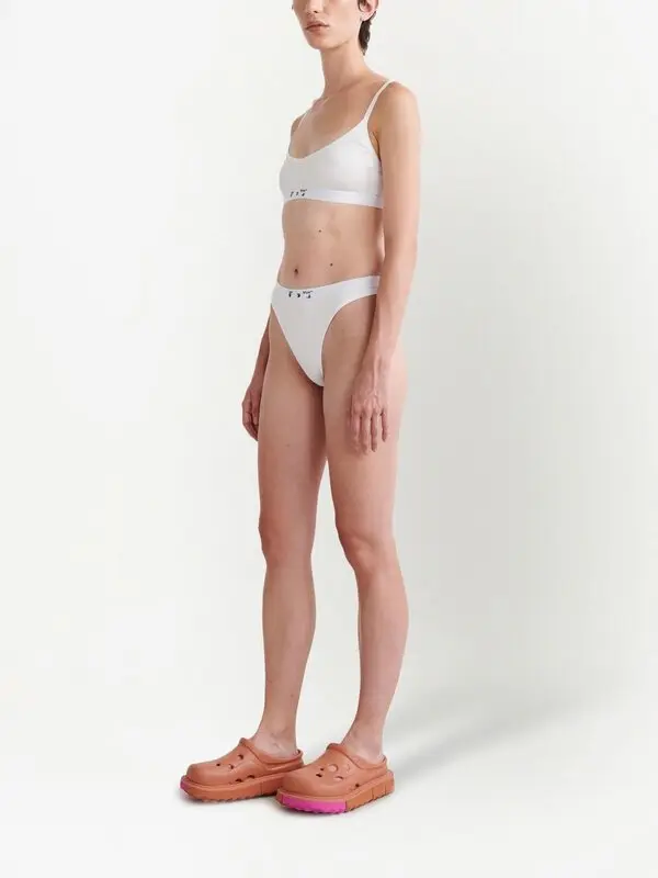Off-White Two-pack Logo-print Thongs