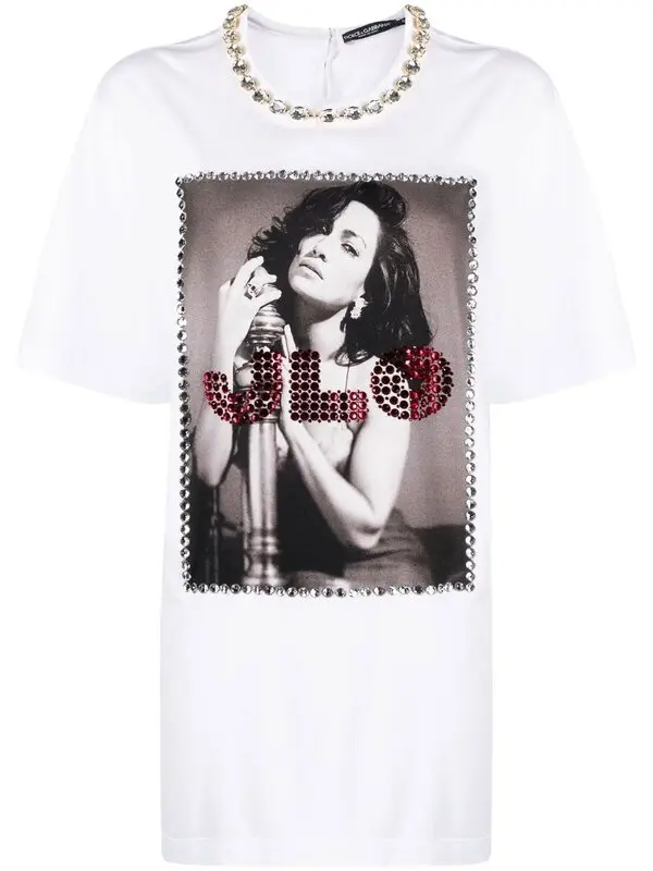 Dolce & Gabbana J.lo Photograph-print T-shirt - White
