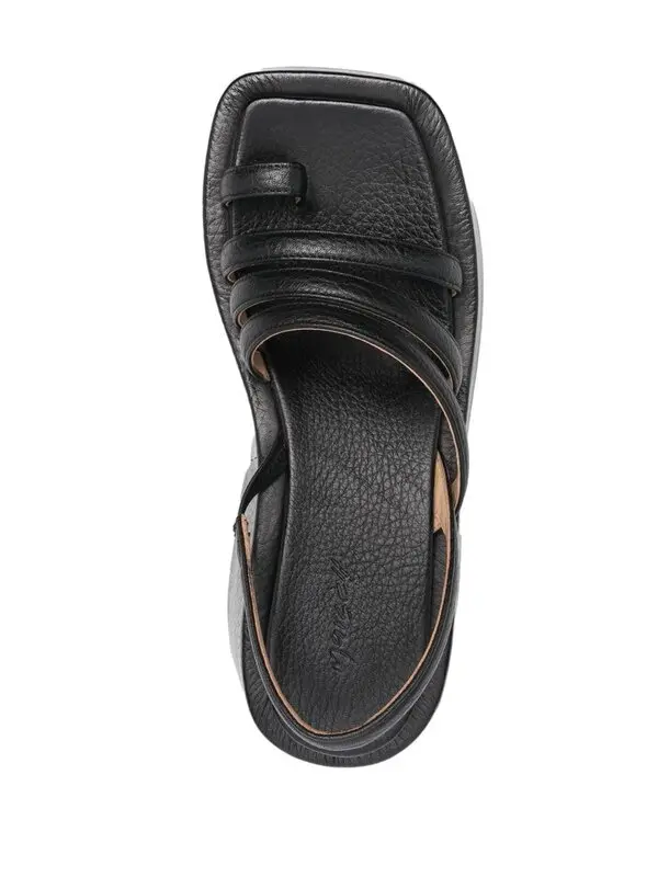 Marsèll Slingback Chunky Platform Sandals - Black