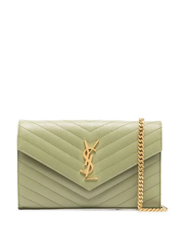 Saint Laurent Monogram Envelope Clutch Bag
