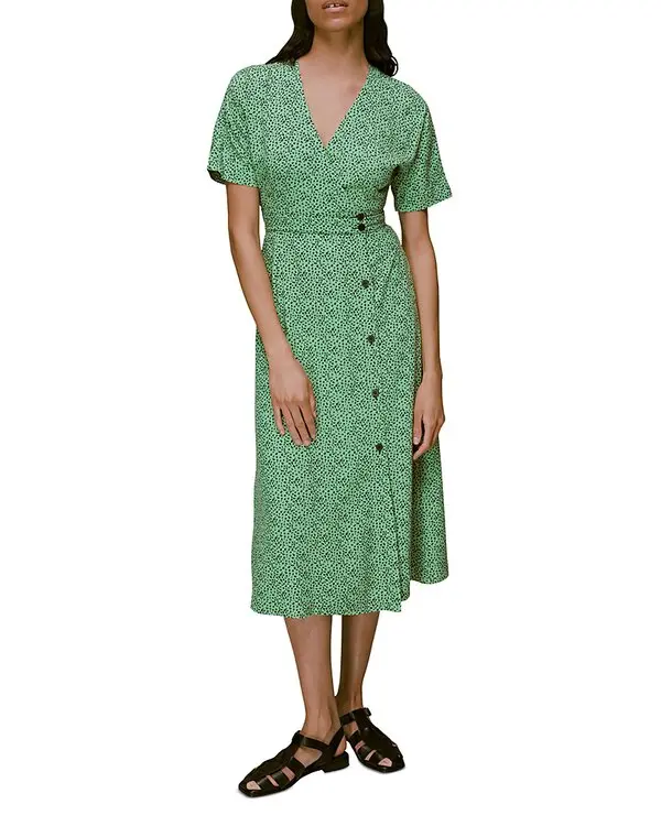 Whistles Printed Midi Dress
