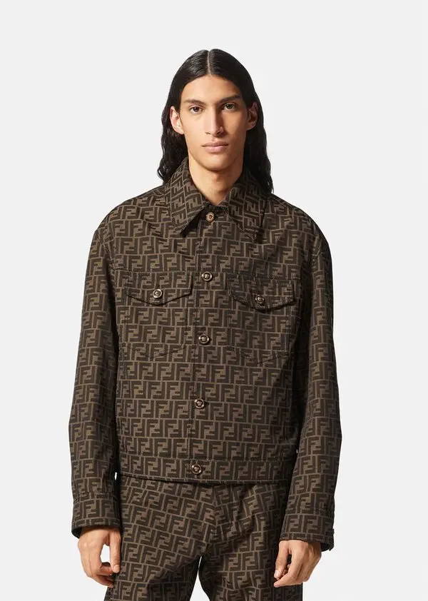 Versace Fendace Ff Jacquard Blazer