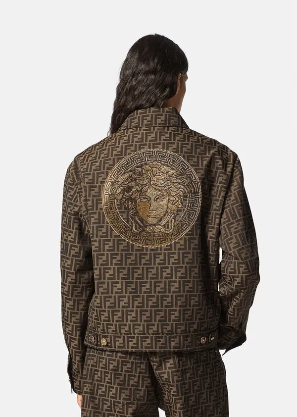 Versace Fendace Ff Jacquard Blazer
