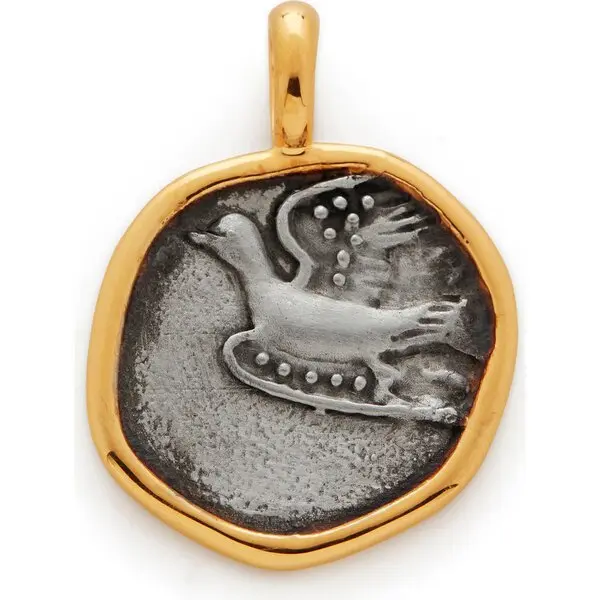 Monica Vinader Peaceful Dove Pendant Charm - 18ct Gold Vermeil On Silver