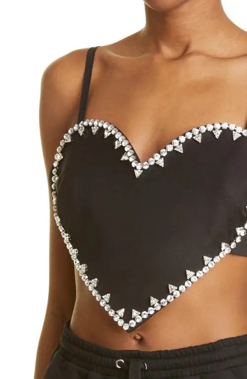 AREA Crystal Spike Heart Top