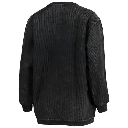 PRESSBOX Oregon State Beavers Comfy Cord Vintage Wash Basic Arch Pullover Sweatshirt