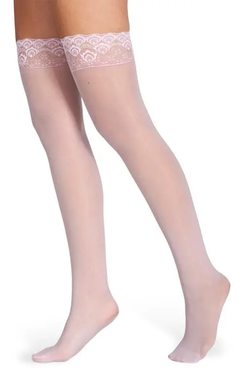 LECHERY® 20 Denier Thigh High Stockings - Pink